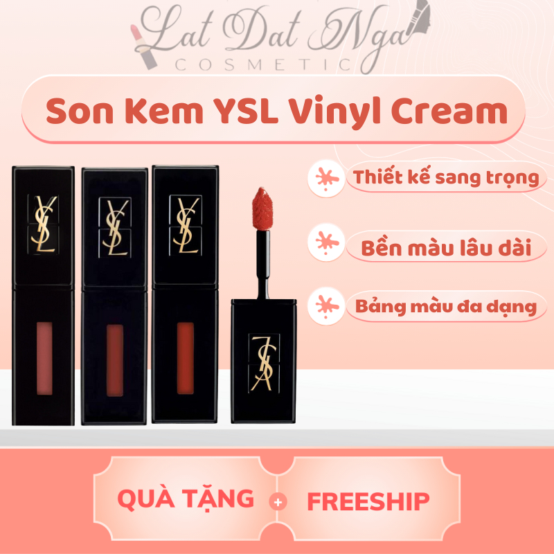 Son Kem YSL Vinyl Cream ( Sản Phẩm Chính Hãng ) | Shopee Việt Nam