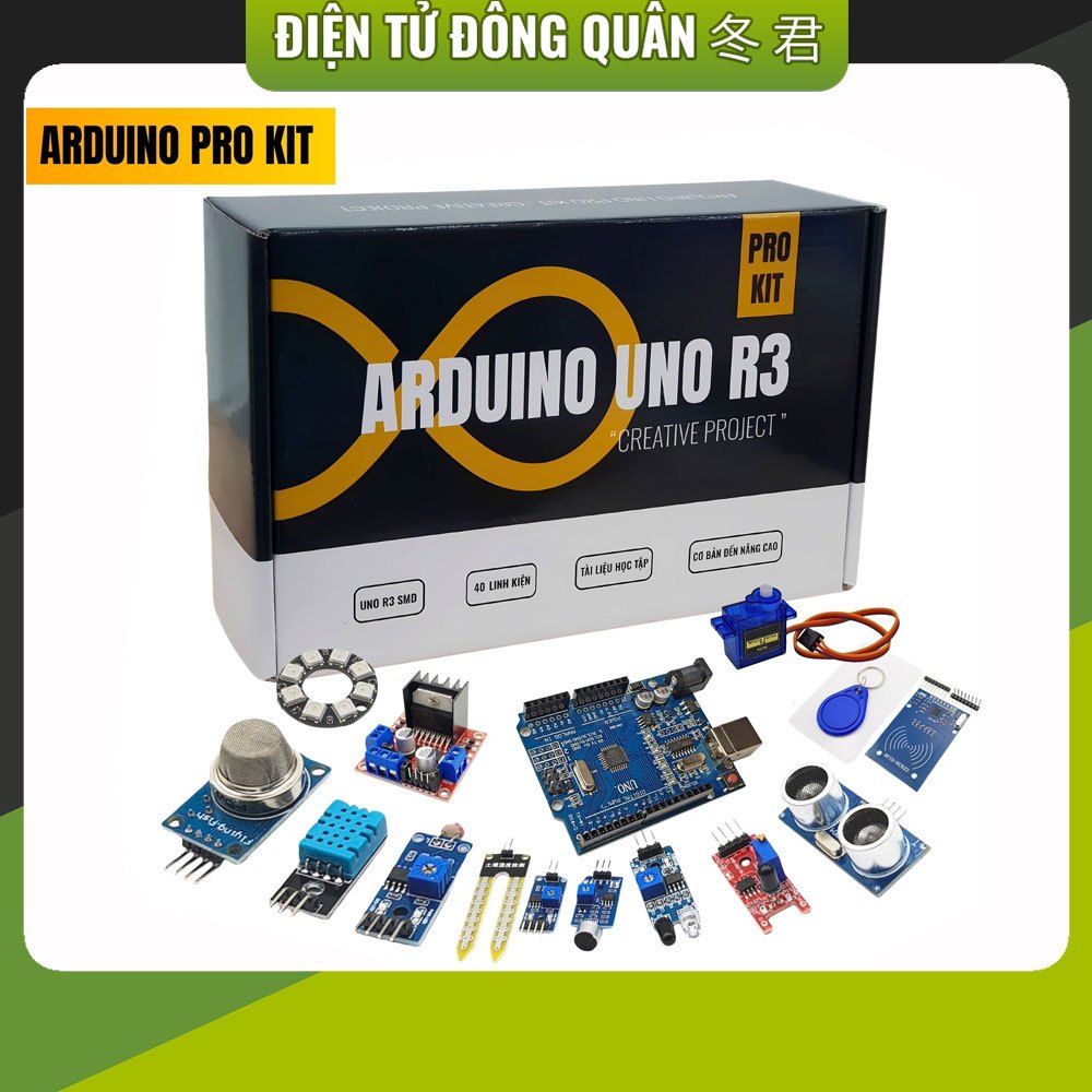 [HCM] Bộ KIT học lập trình Arduino UNO R3 PRO KIT | Shopee Việt Nam