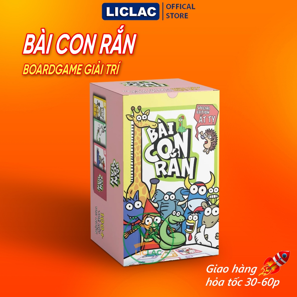 Bộ Bài Con Rắn Boardgame Snake giải trí vui vẻ ngày tết cùng gia đình ...