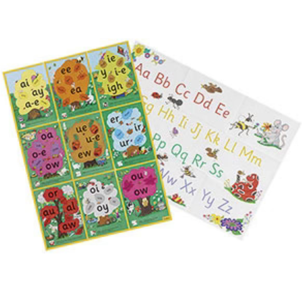 Jolly Phonics Alternative Spelling & Alphabet Posters JL122 ISBN ...