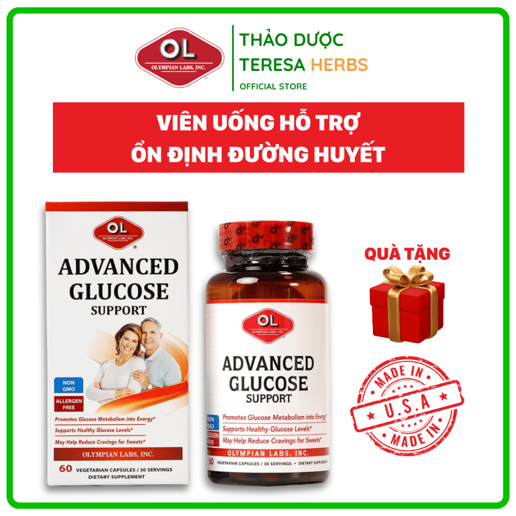 Advanced Glucose Support giúp ổn định đường huyết, tăng cường sản sinh ...