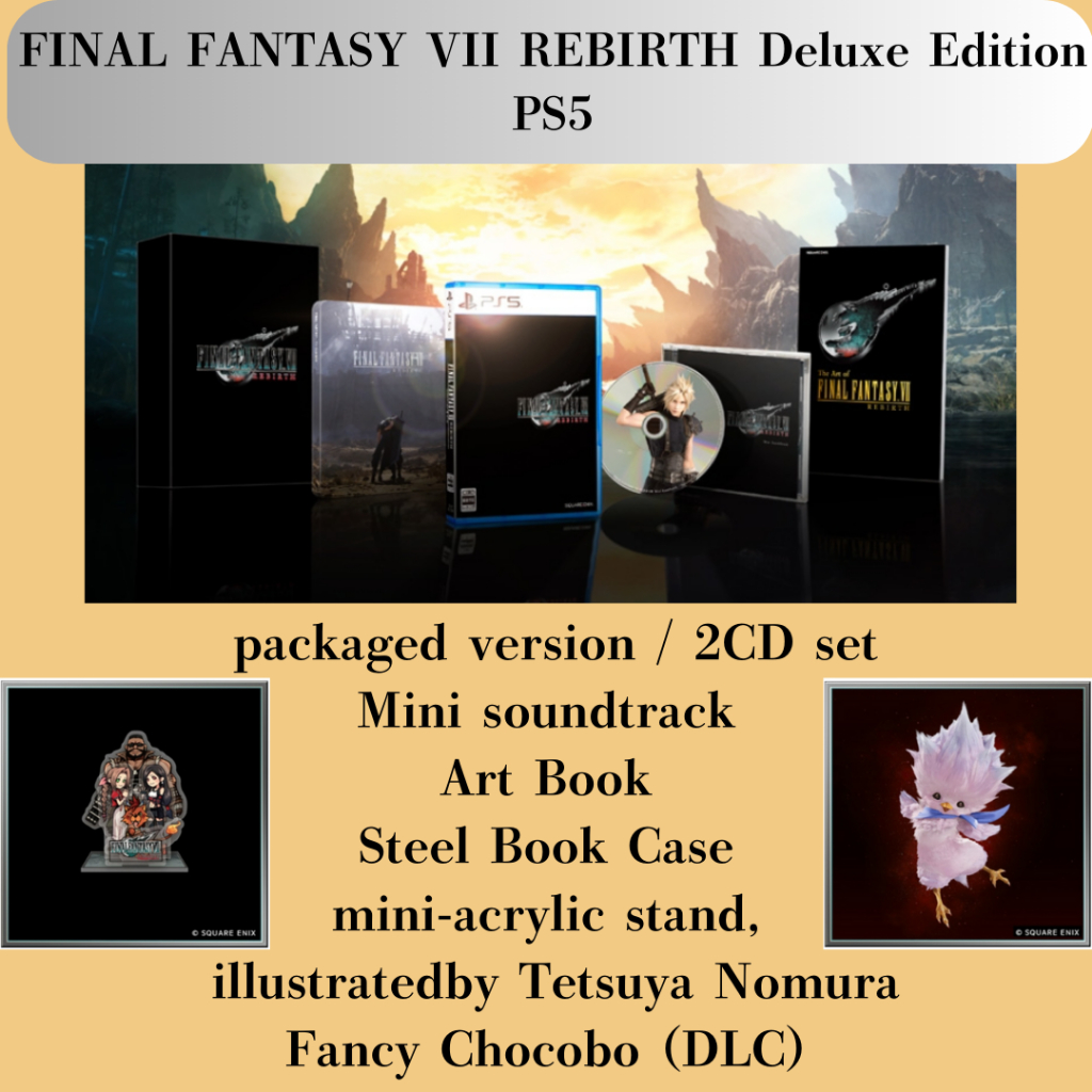 BRAND-NEW BRAND-NEW FINAL FANTASY VII REBIRTH DELUXE EDITHION ...