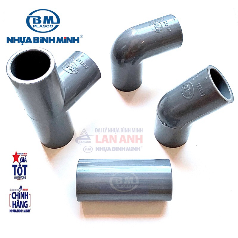 Phụ Kiện Co-Lơi-Nối-Tê Size 27 U-Pvc NHỰA BÌNH MINH. | Shopee Việt Nam