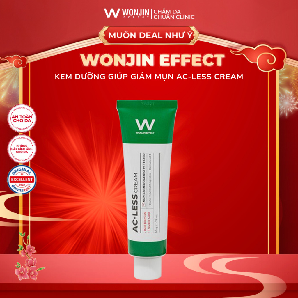 KEM DƯỠNG WONJIN EFFECT AC-LESS CREAM 50G | Shopee Việt Nam