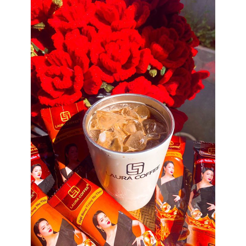 KÈM QUÀ Combo 10 Hộp Cà Phê Laura Coffee (10 hộp x 10 gói) kèm BGN ...