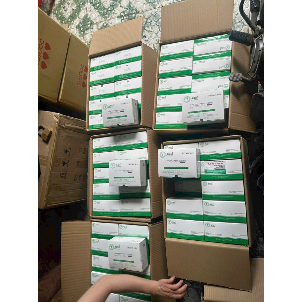 QUE THỬ XÉT NGHIỆM ĐỊNH TÍNH CODEINE AMVI Biotech [hộp 50 test ...
