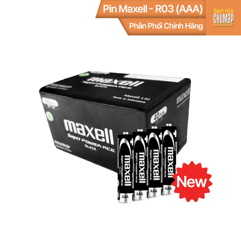 Pin Maxell - R03 (AAA) - Chính Hãng | Shopee Việt Nam