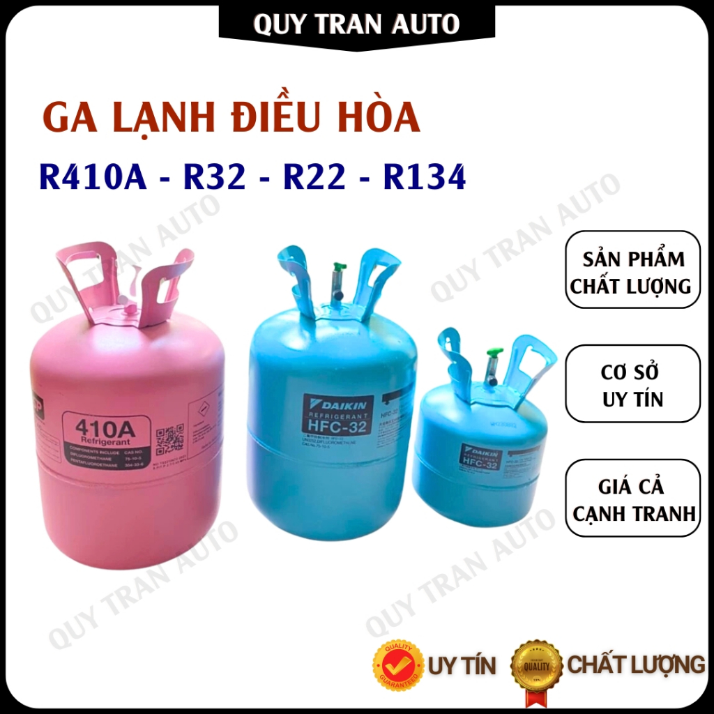 Ga lạnh điều hòa R410a - R32 - R22 - R134 dùng cho máy lạnh điều hòa - Quý Trần Auto | Shopee ...