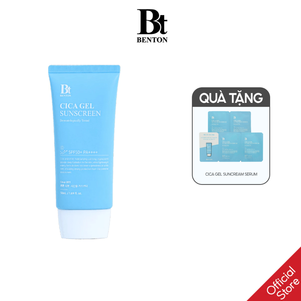 Kem Chống Nắng Hóa Học Dạng Gel Dưỡng Ẩm BENTON CICA GEL SUNSCREEN ...