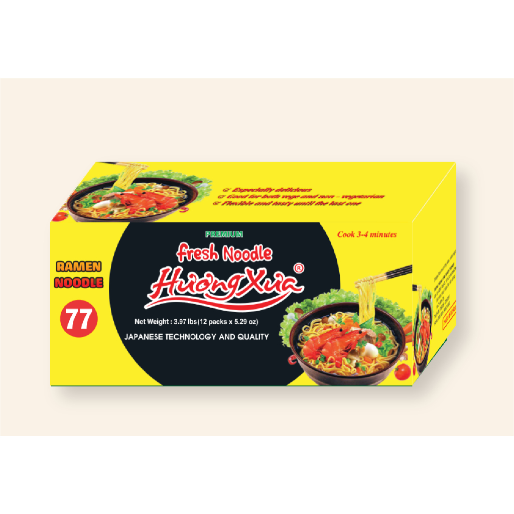 Thùng Mì sợi tươi thượng hạng Yon Yon (quy cách 12g/thùng) - Hàng chính hãng Công Ty Vikyfood ...