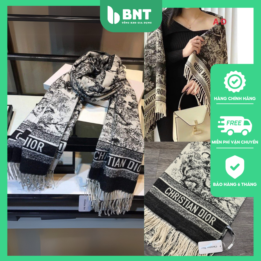 Khăn DIQR Dạ Cao Cấp Sang Chảnh Kích Thước 65x160cm, HÀNG CHUẨN CHỮ Phụ Kiện Thời Trang Sang ...