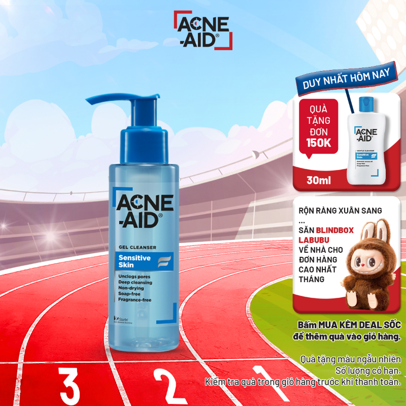 (HSD 05/2025) Gel rửa mặt Acne Aid Gel Cleanser Sensitive Skin 100ml ...