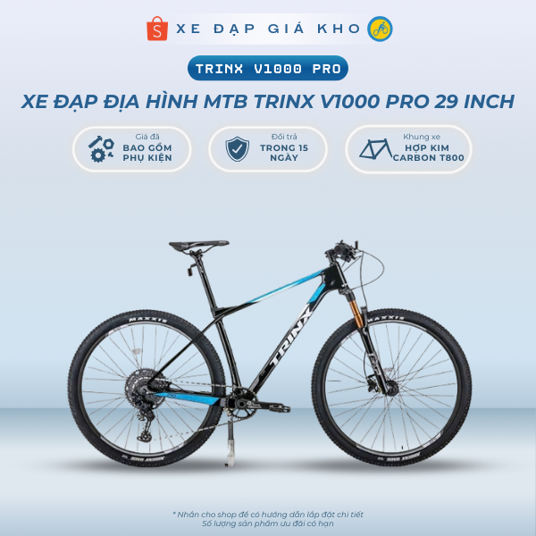 Xe Đạp Địa Hình MTB TrinX V1000 Pro 29 Inch – Khung Carbon | Shimano ...