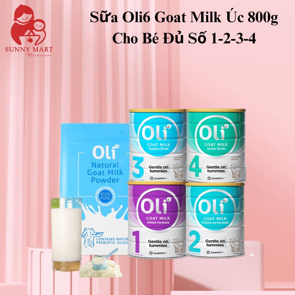 Sữa Oli6 Goat Milk Úc 800g Cho Bé Đủ Số 1-2-3-4 (Sữa dê) | Shopee Việt Nam