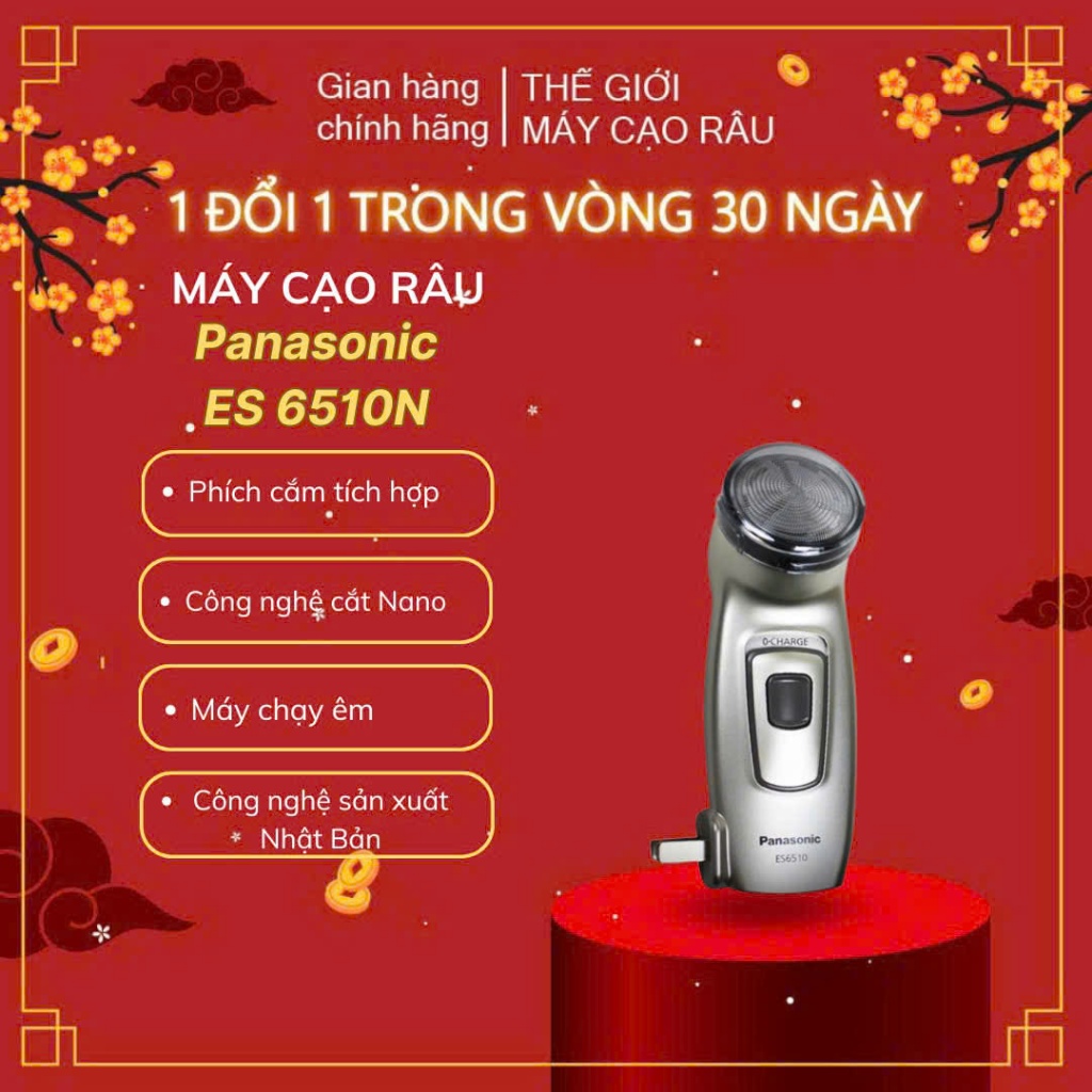 Máy cạo râu SẠC ĐIỆN Panasonic ES6510N ES6510 Nhập khẩu chính hãng 100% | Shopee Việt Nam