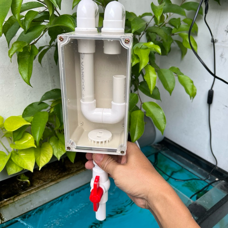 Bộ overflow nắp trong fi20 gắn thành bể, hoạt động êm, ổn định, có hút ...