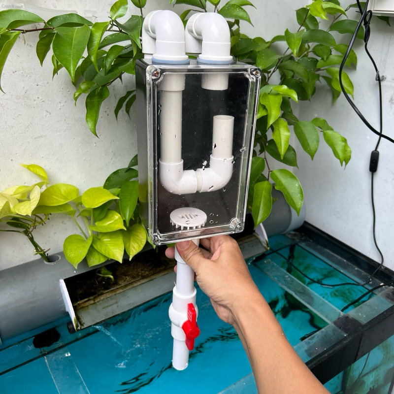 Bộ overflow hộp đen, nắp trong fi25 gắn thành bể, hoạt động êm, ổn định ...