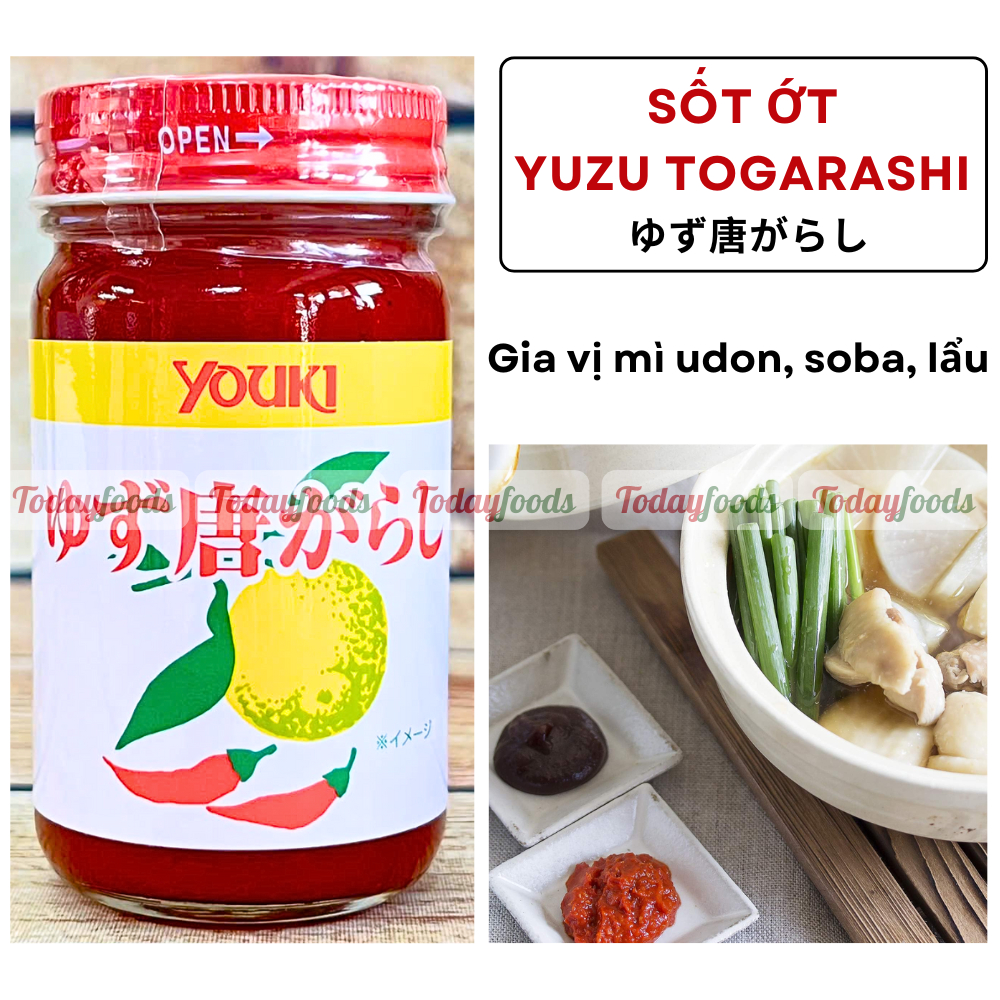 Sốt Ớt Yuzu Togarashi (Youki Nhật Bản) 130G - Sốt gia vị mì udon, soba, lẩu | Shopee Việt Nam