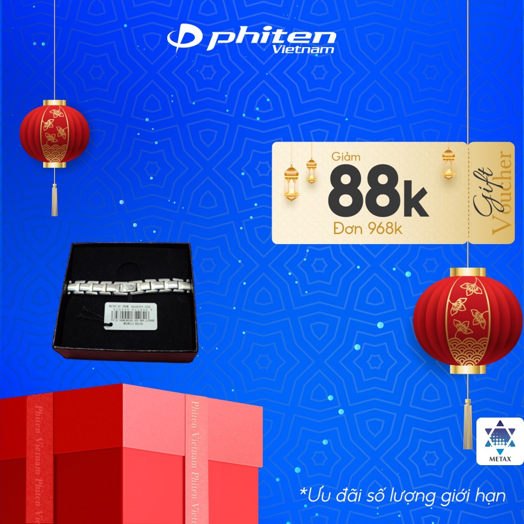 Vòng tay Phiten Titanium Hard Coat 2022 AW Model Aqua metax 20.5cm XJE40700 | Shopee Việt Nam