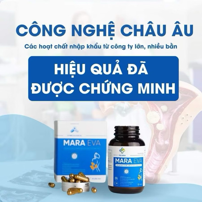 Viên Uống Phụ Khoa MARA EVA Hỗ Trợ Giảm Nguy Cơ Nấm Ngứa, Ngăn Ngừa ...