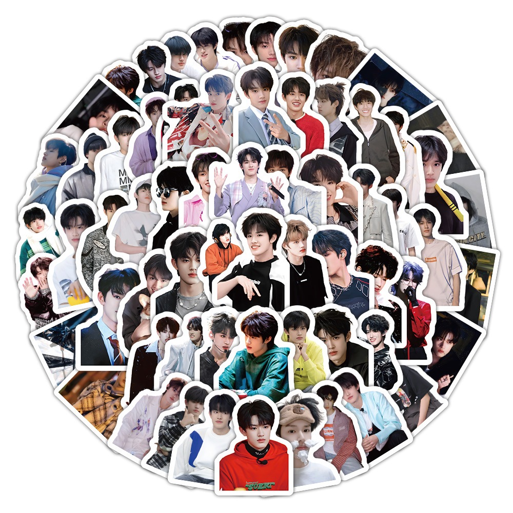 Set 100 sticker Trương Cực, hình dán TF FAMILY card TF Gia Tộc TF3 TF4 ...