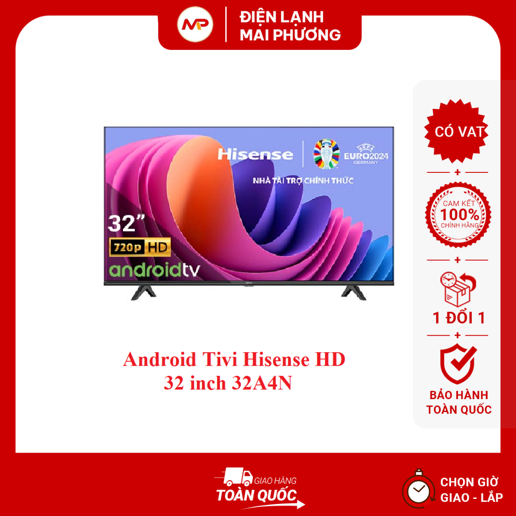 Android Tivi Hisense HD 32 inch 32A4N - Hàng chính hãng (Bảo hành 24 tháng) | Shopee Việt Nam