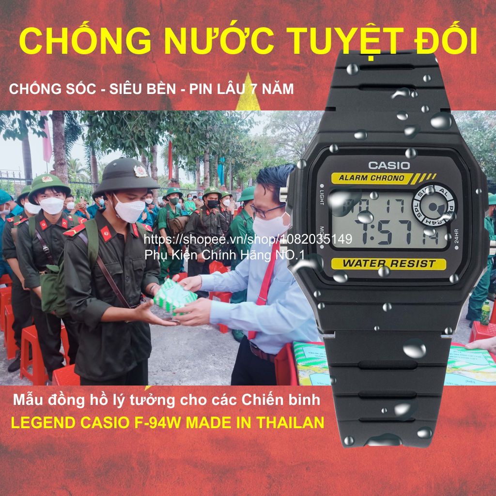 Đồng Hồ Điện Tử Chống Nước Tuyệt Đối, Huyền Thoại, Siêu Bền, Pin Lâu 7 ...