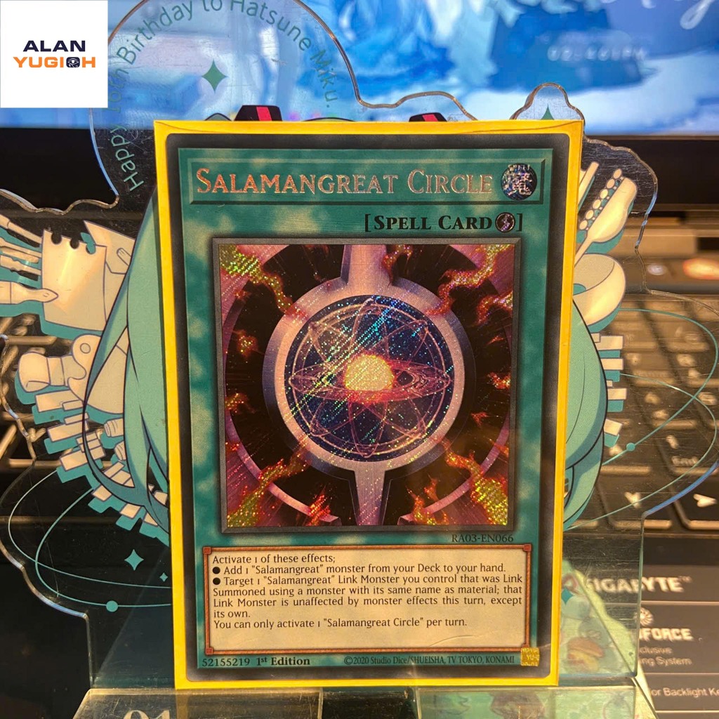 [ Bài Yugioh Chính Hãng ] Salamangreat Circle - RA03-EN066 - Secret Rare 1st Edition | Shopee ...