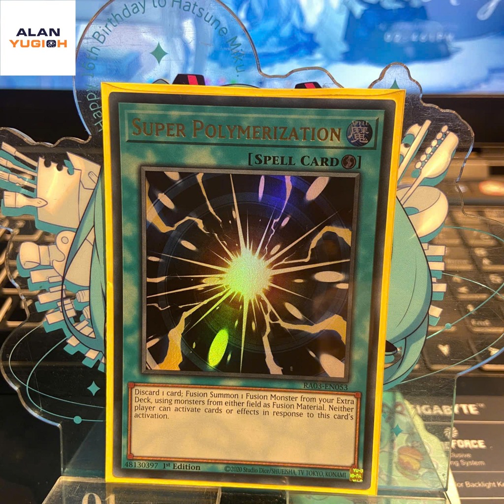 [ Bài Yugioh Chính Hãng ] Super Polymerization - RA03-EN053 | Shopee ...