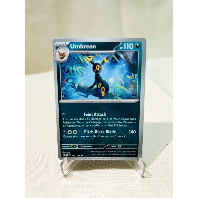 Thẻ Pokemon Umbreon 130/197 eng common chính hãng | Shopee Việt Nam