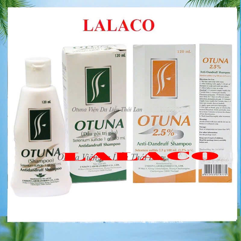 Dầu gội otuna sạch gầu hết nấm ngứa lang ben - lalaco | Shopee Việt Nam