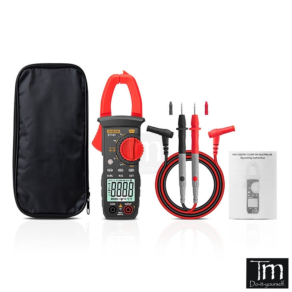 Đồng Hồ Ampe Kìm - Đồng Hồ Vạn Năng Ampe Kìm ANENG ST180 | Shopee Việt Nam