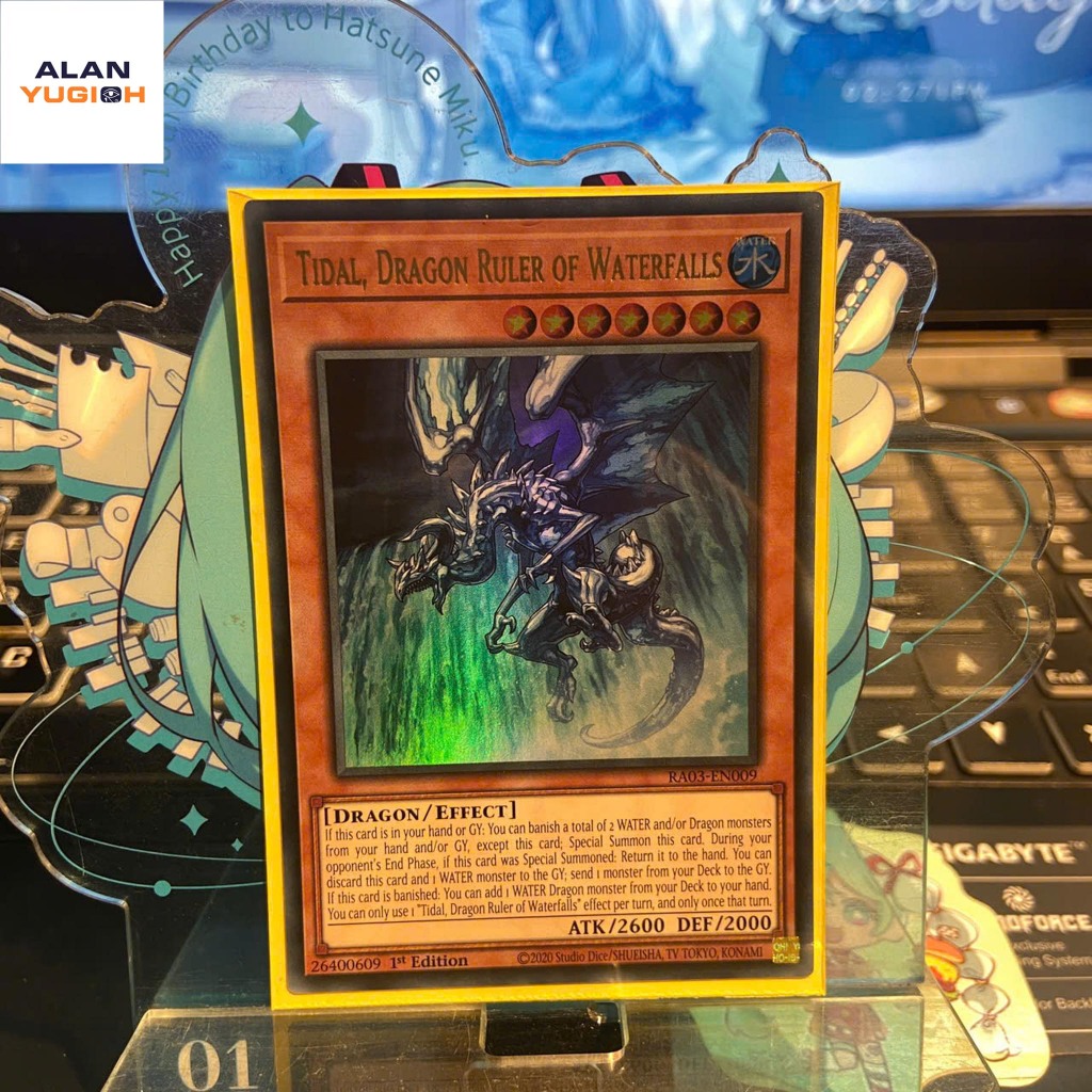 [ Bài Yugioh Chính Hãng ] Tidal, Dragon Ruler of Waterfalls - RA03 ...