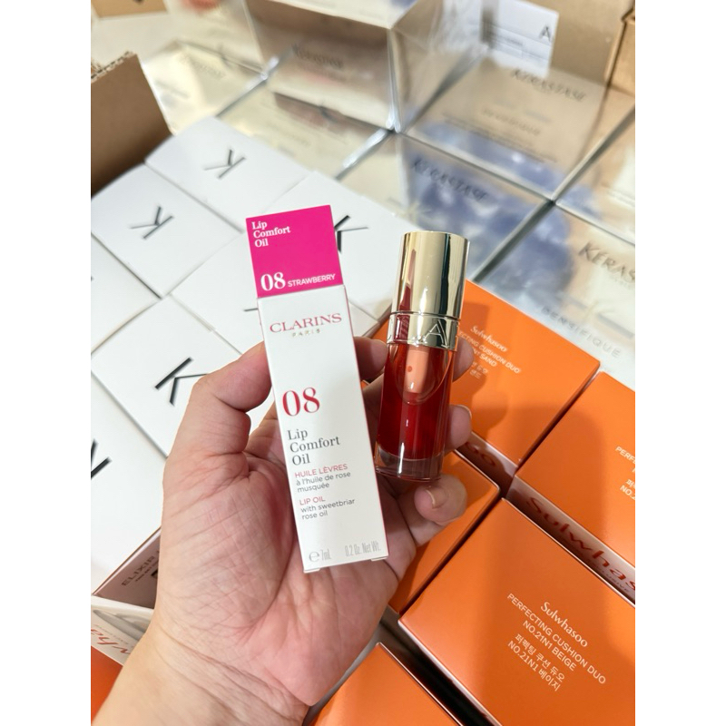 Son Dưỡng Clarins Lip Comfort Oil | Shopee Việt Nam