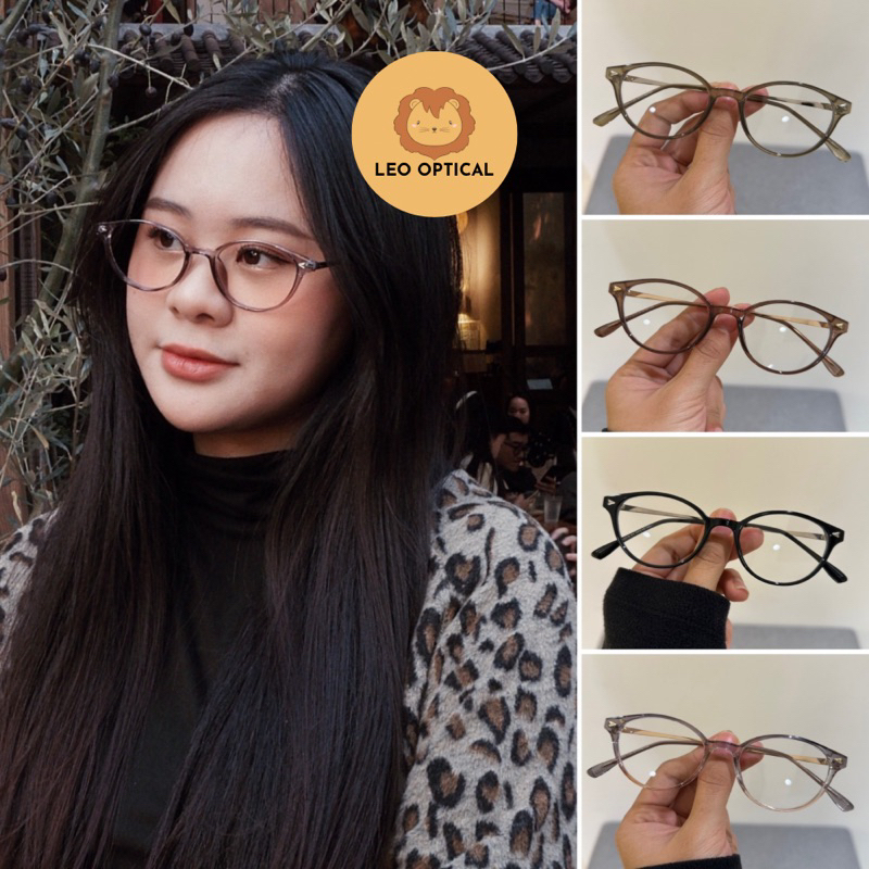Kính mắt mèo dáng nhỏ cho nữ mặt nhỏ LEO OPTICAL 30319 | Shopee Việt Nam