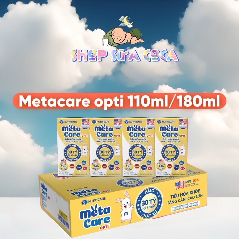 Thùng 48 hộp pha sẵn Metacare Opti Vàng 110ml/180ml | Shopee Việt Nam