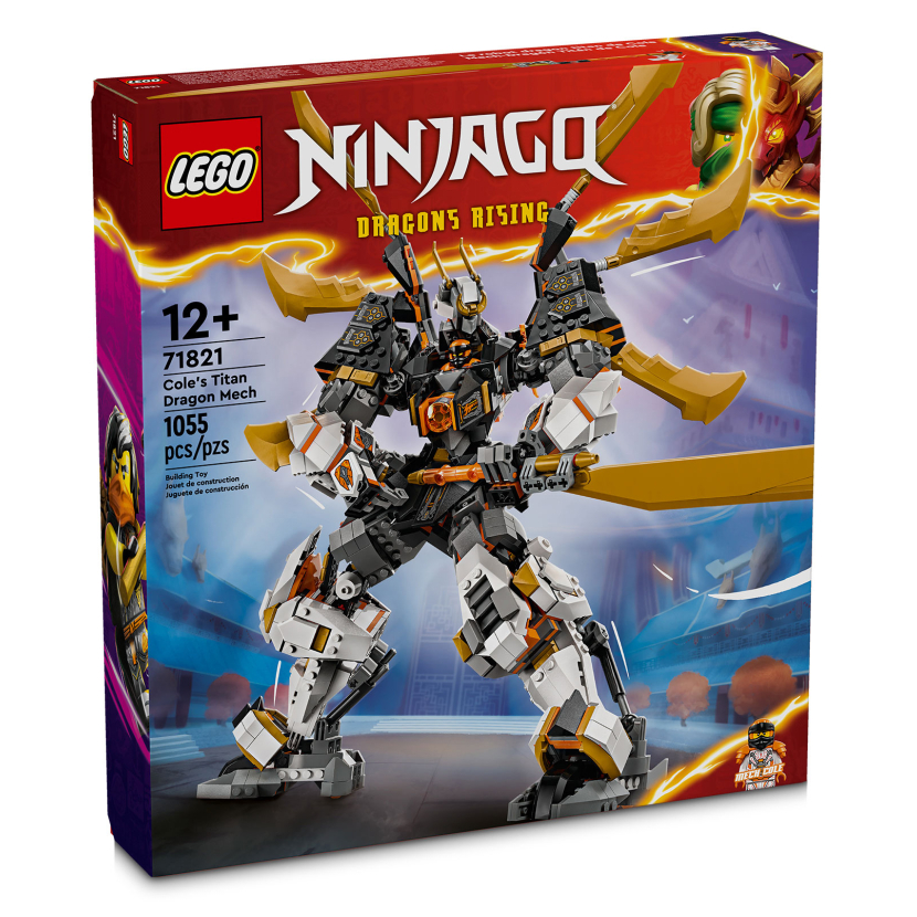 [HAPPY BRICKS] LEGO NINJAGO 71821 - CHIẾN GIÁP RỒNG TITAN CỦA COLE ...