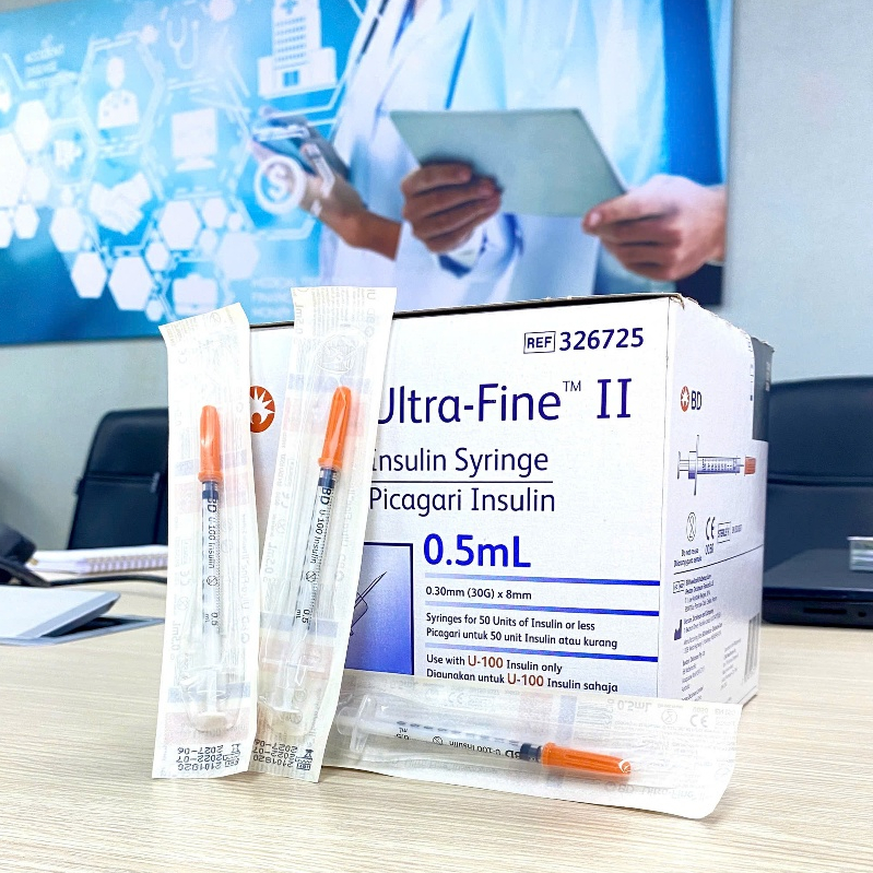 Kim tiêm tiểu đường BD Ultra-Fine II 0.5ml - Hộp 100c | Shopee Việt Nam