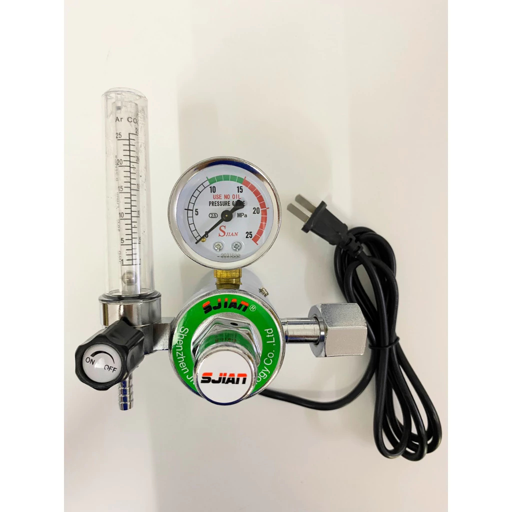 Đồng hồ khí CO2 SJIAN loại tốt- Đồng hồ dùng cho máy hàn Tig loại 36V, 220V | Shopee Việt Nam