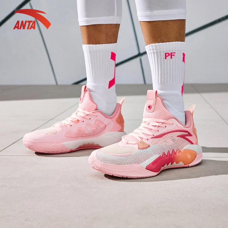 ANTA BASKETBALL Giày thể thao bóng rổ nam Anta shock wave 5 1124D1106S-Tennis/ pickle ball ...