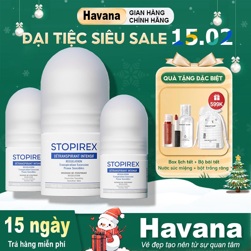 Lăn khử mùi & Ngăn tiết mồ hôi Chuyên sâu STOPIREX DETRANSPIRANT ...