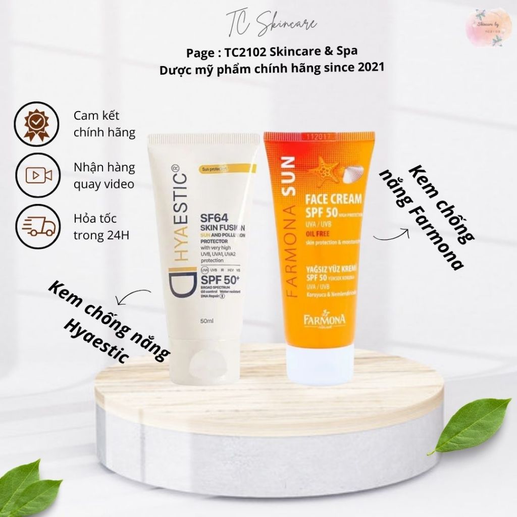 Kem chống nắng Hyaestic Skin Fusion SF64 SPF50+ (da dầu) /Famona ...