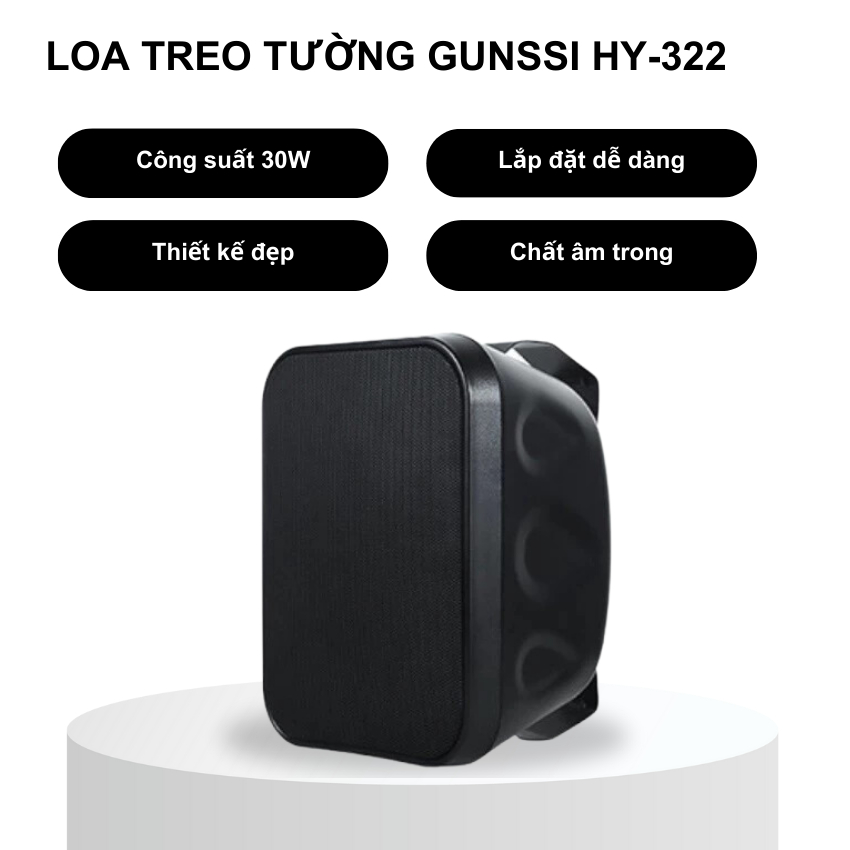Loa bluetooth,loa treo tường HY-322 công suất 30w âm thanh siêu hay đấu cùng amly phù hợp cho ...