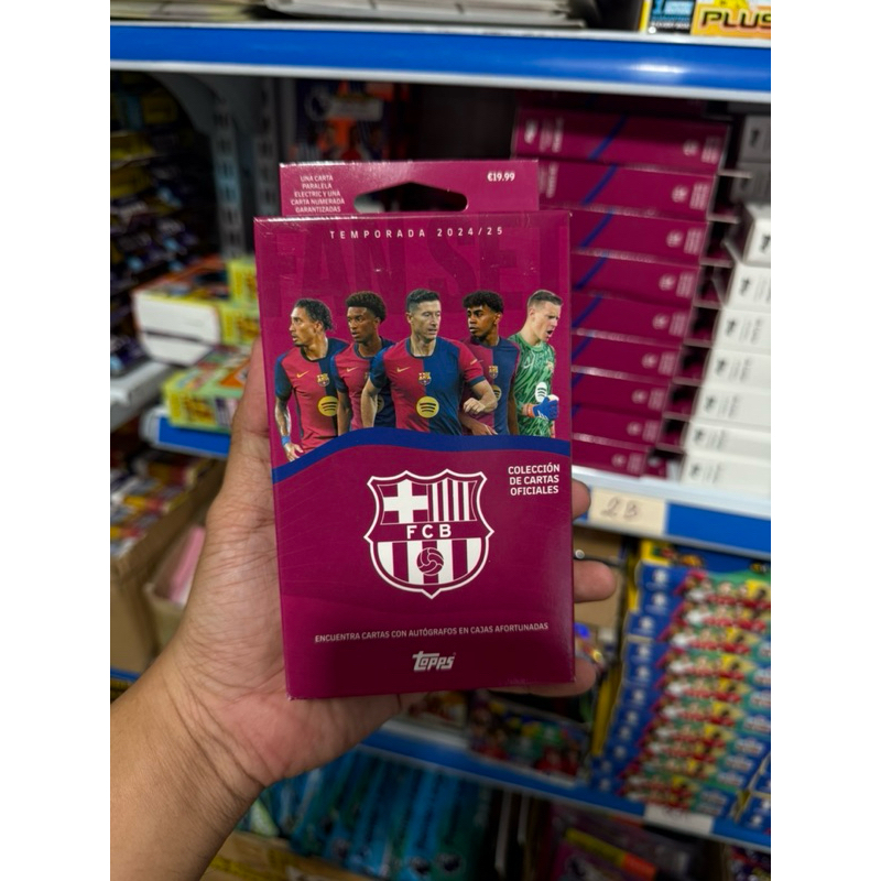 [ Barcelona Fan Set Box ] Topps FC Barcelona Fan Set Box Hộp Chứa Thẻ ...