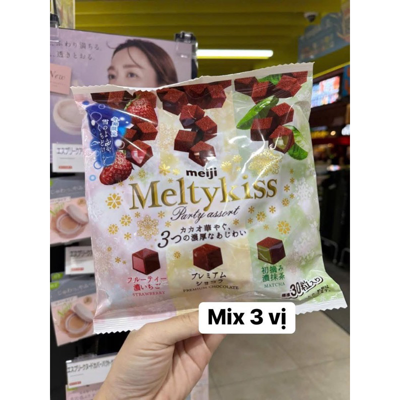 Socola tươi nội địa Nhật Meji Melty kiss gói lớn ( 30-31 viên) | Shopee Việt Nam