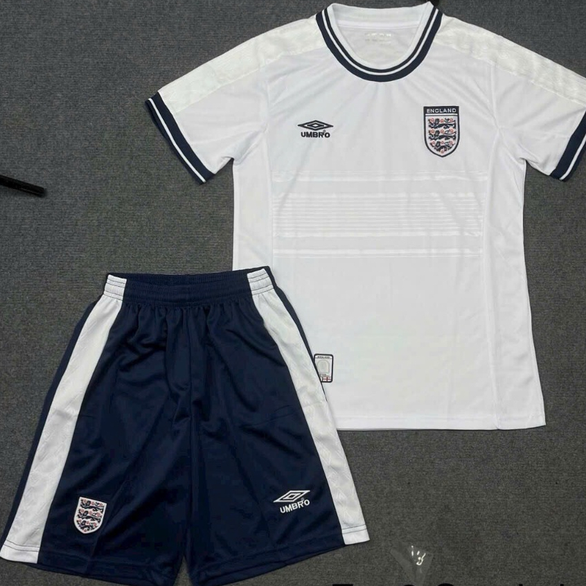 in Tên Số - Bộ quần áo thể thao đá bóng nam nữ Anh Trắng Umbro Logo Thêu, Vải Thái Thái mịn ...