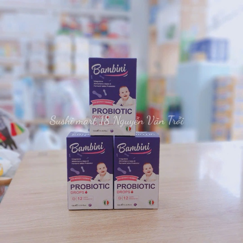 Bambini Probiotic Drops – Men vi sinh 12 chủng hỗ trợ tiêu hóa khỏe mạnh | Shopee Việt Nam