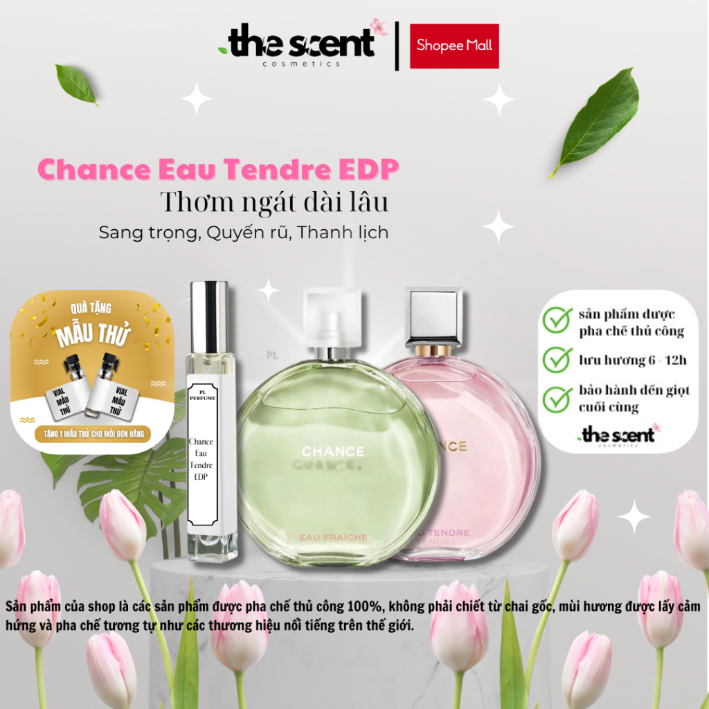 Nước Hoa Nữ Princess Chance Hồng Xanh Tendre Fraiche EDT , Nước hoa ...