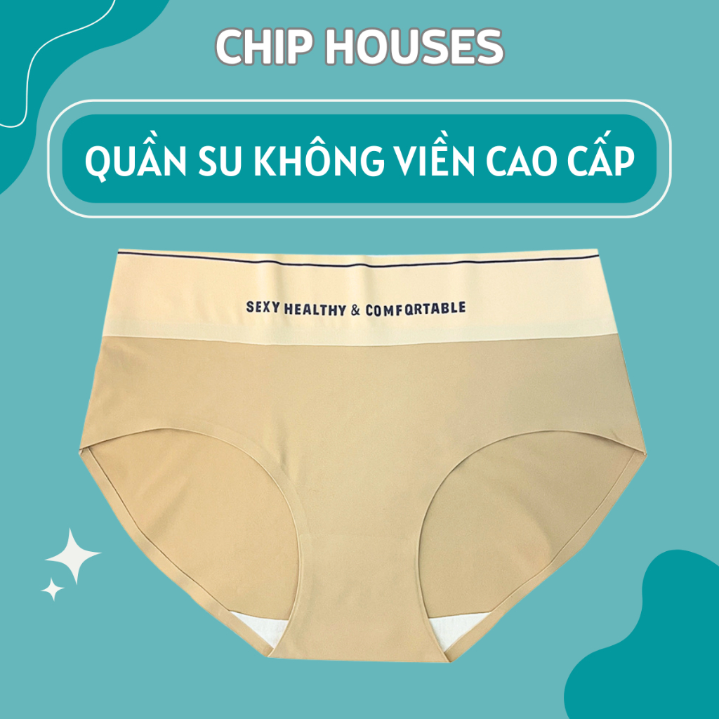 Quần Lót Chip Su Đúc Mềm Mịn Không Viền Không Đường May Co Dãn 4 Chiều ...