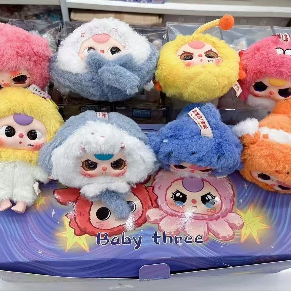 Baby Three Romantic Ocean Series100% quà tặng túi mù Búp Bê Động Hải Sản Vật Trang Trí | Shopee ...